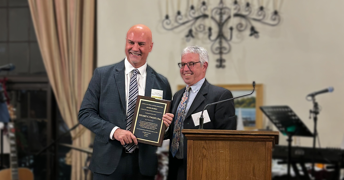 Stuart Talley Receives Capitol City Trial Lawyers Association Award of ...